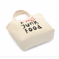 China Double Lines 50cm 34x40cm Reusable Canvas Shopping Bags for sale