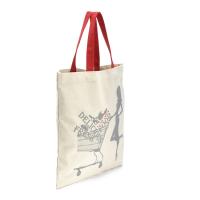 China Supermarket ODM 6oz Blank 33x40cm Cotton Recycle Bag for sale