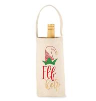 China 1 Wine Bottle OEM 8 OZ 60x2.5cm Cotton Recycle Bag for sale