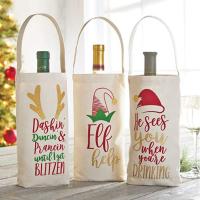 China 1 Wine Bottle OEM 8 OZ 60x2.5cm Cotton Recycle Bag for sale