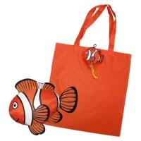 China Fish Colorful 210D 40x50cm CMYK Nylon Folding Shopping Bag for sale