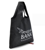 China 1 Color Printing Polyester 40cmx60cm 190T Folding Tote Bag for sale