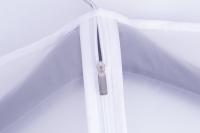 China Closure Dresses White Nonwoven 120x52cm CMYK PEVA Bag Suit for sale