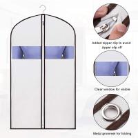 China Men Zippered Non Woven Fabric CMYK 9gsm 60x90cm Suit Holder for sale
