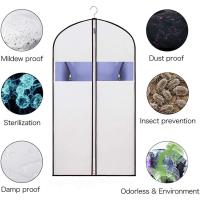 China Men Zippered Non Woven Fabric CMYK 9gsm 60x90cm Suit Holder for sale