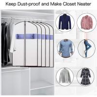 China Men Zippered Non Woven Fabric CMYK 9gsm 60x90cm Suit Holder for sale