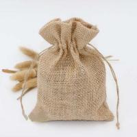 China Drawstring 20cm 50cm String Jute Shopping Bag for sale