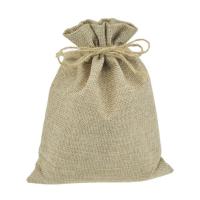 China Drawstring 20cm 50cm String Jute Shopping Bag for sale