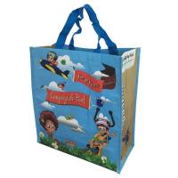 China 4 Color Printing 2.5x60cm 30x10x40cm 120gsm RPET Bag for sale