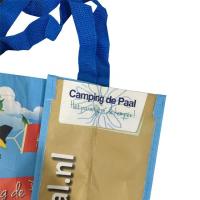 China 4 Color Printing 2.5x60cm 30x10x40cm 120gsm RPET Bag for sale