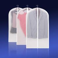 China Zipper Waterproof PVC 60x100cm Non Woven Suit Cover for sale