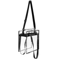 China Supermarket 0.2mm Tote Beautiful 35x14x38mm PVC Pencil Bag for sale