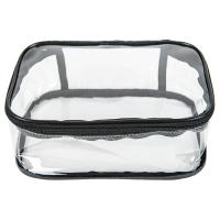 China OEM Clear Handle Cosmetic 18x5x8cm PVC Pencil Bag for sale