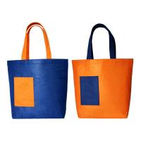China Shopping 35x39.5cm Yellow 30x40x10cm Felt Tote Bag for sale
