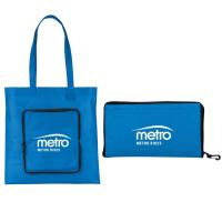 China Tote Zipped 80gsm 38X40cm Foldable Non Woven Bag for sale