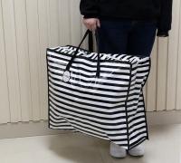 China Large Laminated 100pcs 80gsm RoHS Polypropylene Woven Bag for sale