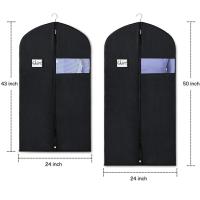 China Men Dustproof 70gsm 60x120cm Non Woven Suit Cover for sale