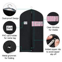 China Men Dustproof 70gsm 60x120cm Non Woven Suit Cover for sale