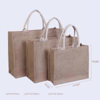 China CMYK Jute Shopping Bag for sale
