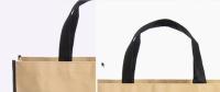 China Solid Gold Logo CMYK OEM 120gsm Non Woven Paper Bag for sale
