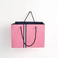 China Washable 21x11x27cm 350g UV CMYK 160gsm Non Woven Paper Bag for sale