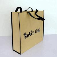 China Shopping 80gsm 150g 42x38x12cm Non Woven Paper Bag for sale