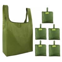 China RPET 30cm 36x38cm PEVA Foldable Reusable Grocery Bags for sale