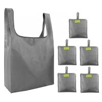 China RPET 30cm 36x38cm PEVA Foldable Reusable Grocery Bags for sale