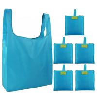 China RPET 30cm 36x38cm PEVA Foldable Reusable Grocery Bags for sale