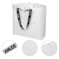 China Full Color OEM Supermarkets 30cm AZO Free 100gsm RPET Bag for sale