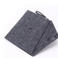 China Grey OEM Packing 33.5cmx24cm Sleeve Felt Tote Bag for sale