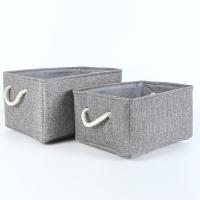 China 10L Foldable Canvas Storage Boxes for sale