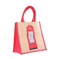 China OEM Tote Women Beach 45x15x33cm Jute Shopping Bag for sale