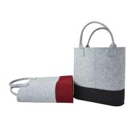 China Polyester Fibre Collapsible MQR501 Felt Tote Bag for sale
