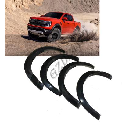 China Car Body Kit Matte Textured Black pickup Fender Flares For Ford Ranger 2022 for sale
