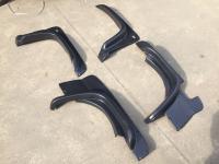 China ABS Black Plastic Riveted Fender Flares NO Drill Installation For Suzuki for sale