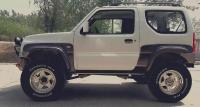China ABS Black Plastic Riveted Fender Flares NO Drill Installation For Suzuki for sale