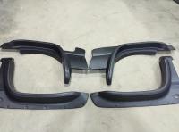China ABS Black Plastic Riveted Fender Flares NO Drill Installation For Suzuki for sale