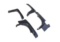 China ABS Black Plastic Riveted Fender Flares NO Drill Installation For Suzuki for sale