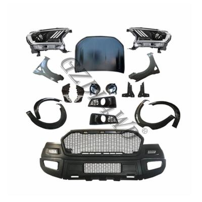 China Durable Front Bumper Kits For Ford Ranger T6 T7 2015+ Raptor Style for sale