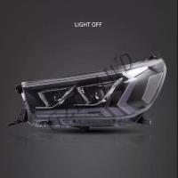 China Toyota Hilux Revo Rocco Car Headlight Accessories Smoke Black for sale