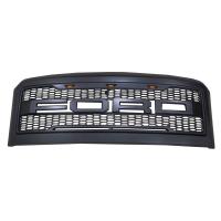 China Car Body Parts Front Grill Mesh With Led Lamp For Ford F250 for sale