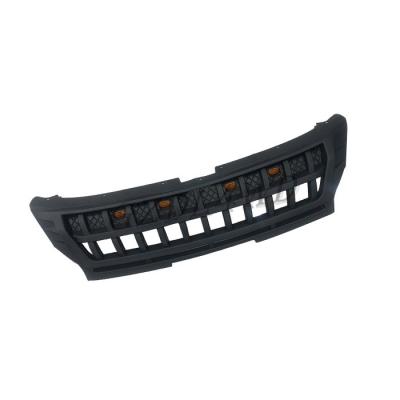 China Matte Black Front Grill Mesh With White Amber LED Lights Car Accessories for sale