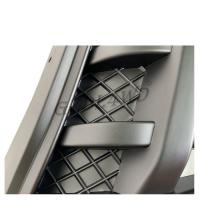 China Matte Black Front Grill Mesh With White Amber LED Lights Car Accessories for sale