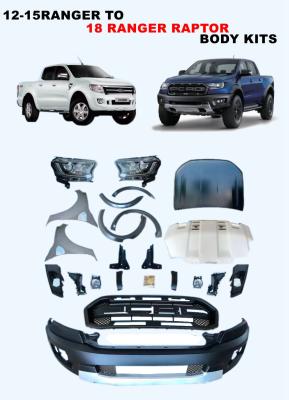 China Ranger T6 Conversion To Ranger T7 Facelift Body Kit With Fender Flare for sale