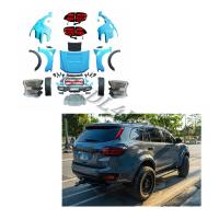 China Auto Conversion Front Rear Bumper Facelift Body Kits For Everest Upgrade To Ford Raptor F150 for sale