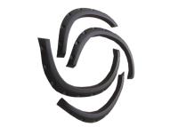 China Smooth Plastic Car Fender Flares For Dodge Ram Textured Black for sale