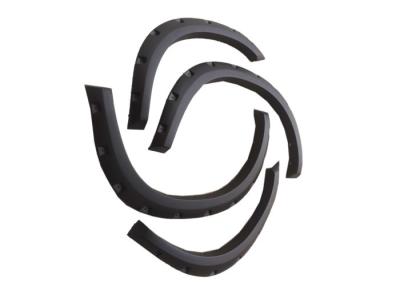 China Smooth Plastic Car Fender Flares For Dodge Ram Textured Black for sale