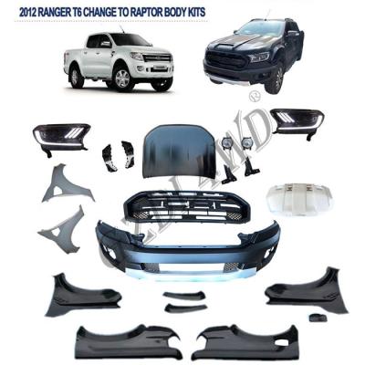China Upgrade 4x4 Body Kits For Ranger T6 12-15 Conversion To T8 Raptor 2018 + for sale