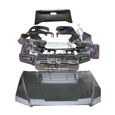 China Durable 4x4 Body Kits For Ranger T6 T7 T8 Upgrade To F150 Raptor 1/1 for sale